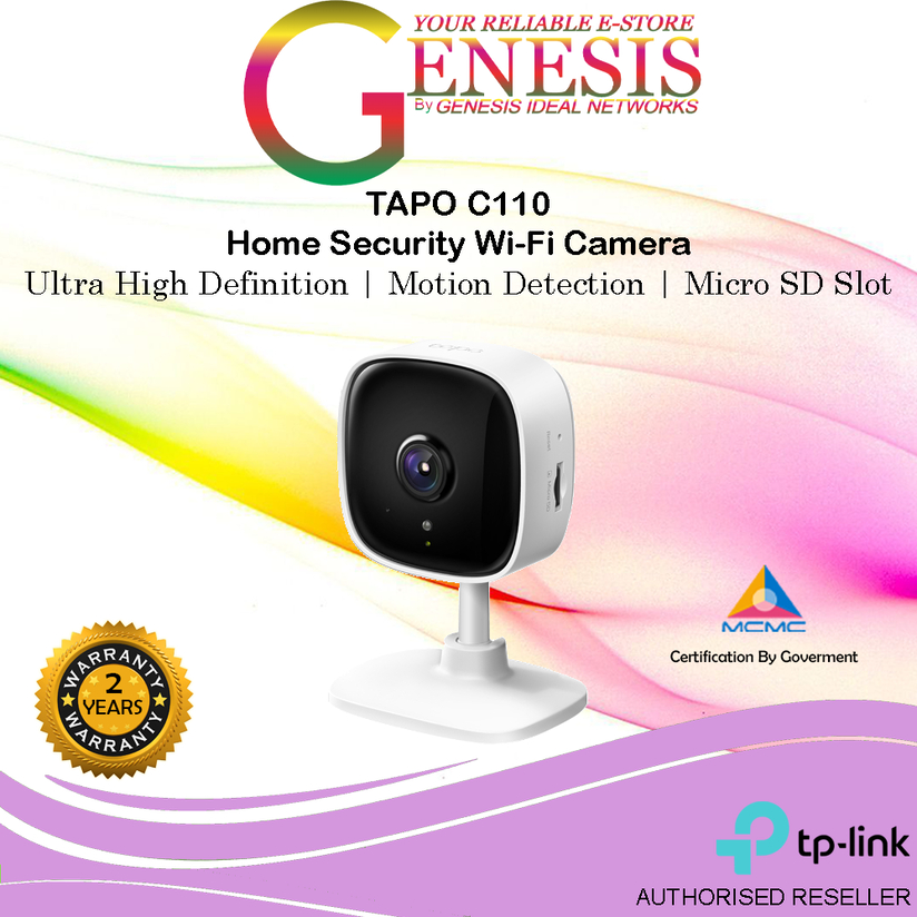 [🔱FIXED 2K IP CAMERA🔱]TP-LINK TAPO C110 3MP ULTRA HD WiFi Home Security Surveillance FIXED IP ...