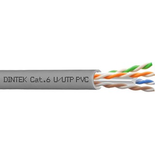 DINTEK CAT6 UTP 23AWG PVC FULL COPPER NETWORK CABLE 305M 1BOX (1101 ...