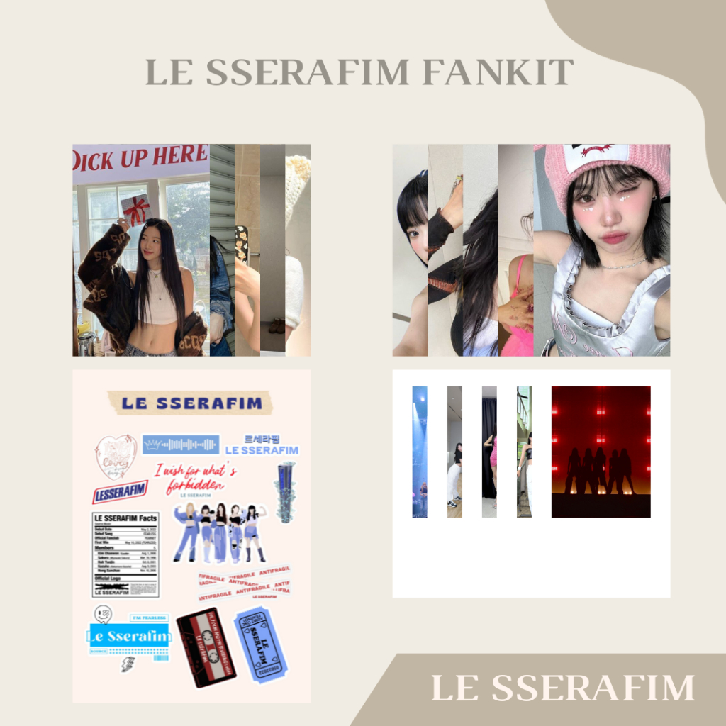 Le Sserafim Fanmade Fankit | Shopee Malaysia