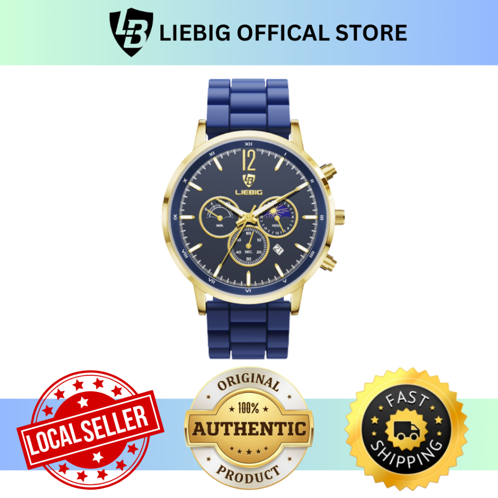【LIEBIG Official Warranty】L1028 Men's Watch | Waterproof Watch ...