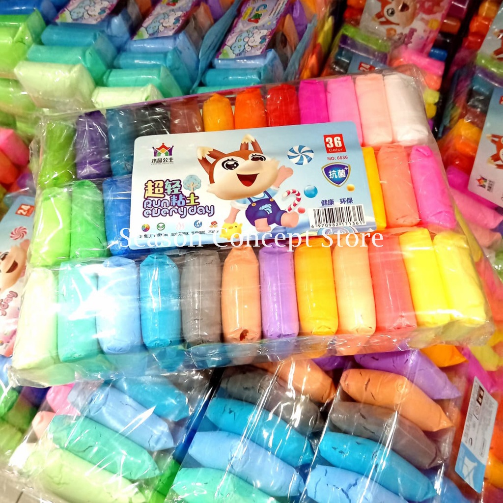 Colored Modeling Clay Children Light Air Clay, Non-Toxic Super Light ...