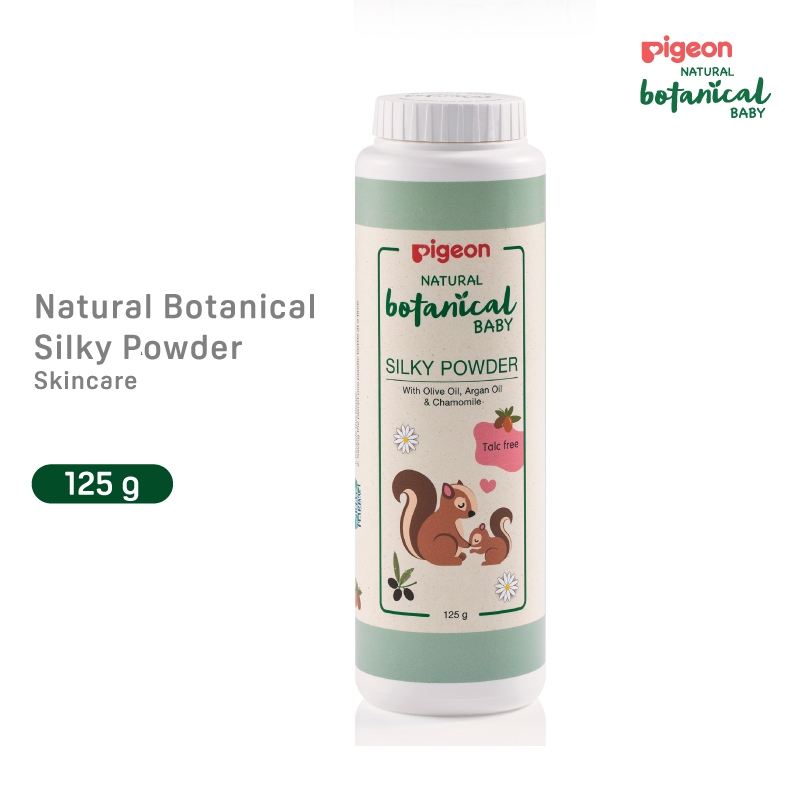 Pigeon Natural Botanical Baby Silky Powder 125g | Shopee Malaysia
