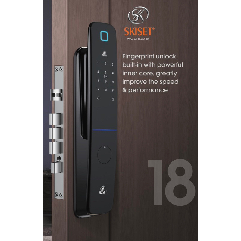 Skiset Smart Lock DS8 | Shopee Malaysia