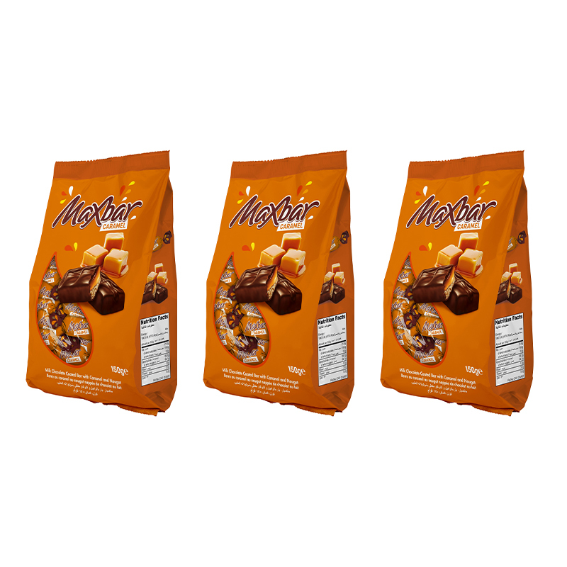 Maxbar Mini Bar Caramel Chocolate (142g) - (Pack of 3) | Shopee Malaysia