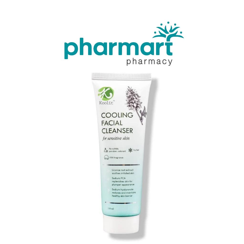 KOOLIT Cooling Facial Cleanser [100ml] -Soothes Itchy Skin in 2 Minutes ...