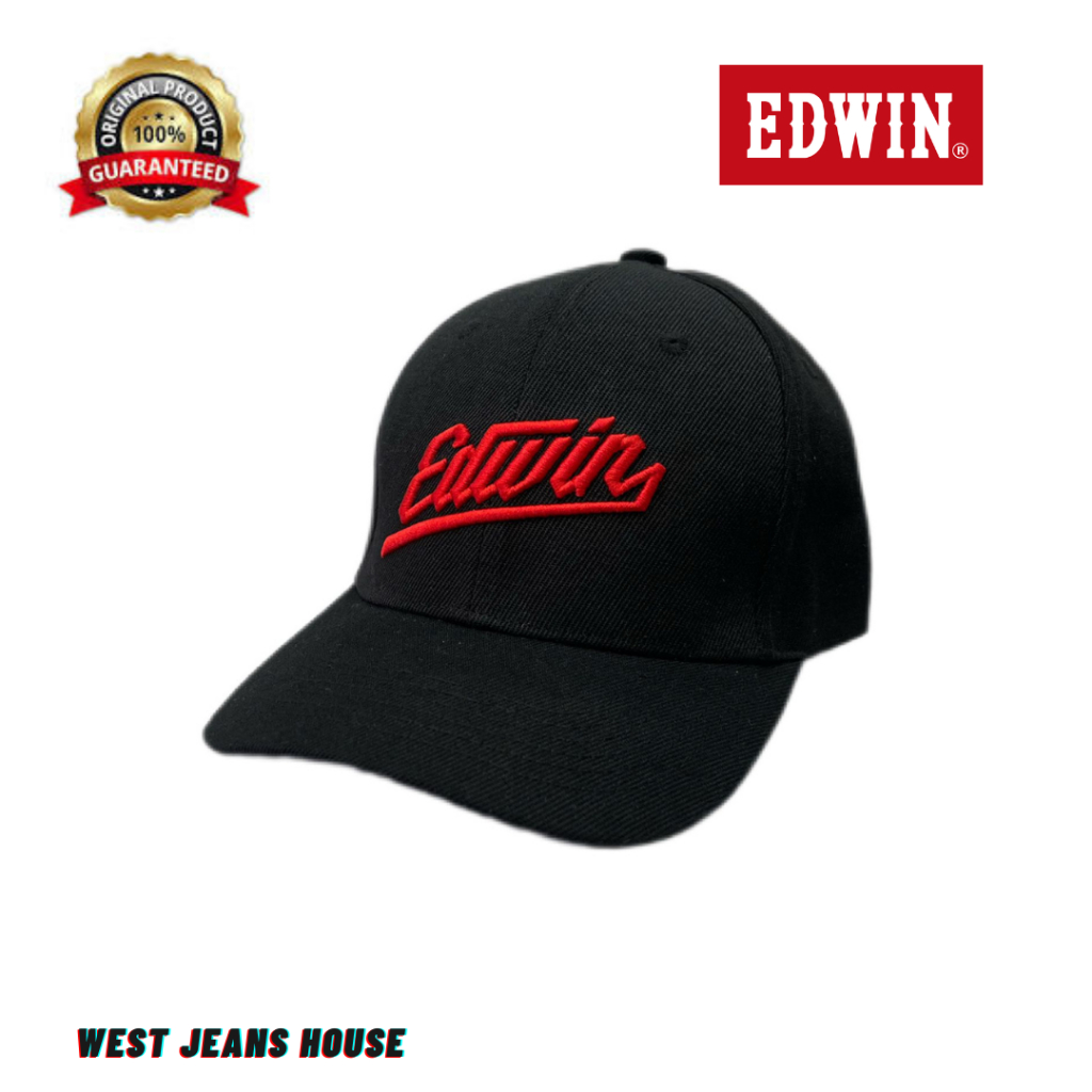 ORIGINAL EDWIN SIGNATURE CURVE BRIM CAP 7079 1025 | Shopee Malaysia