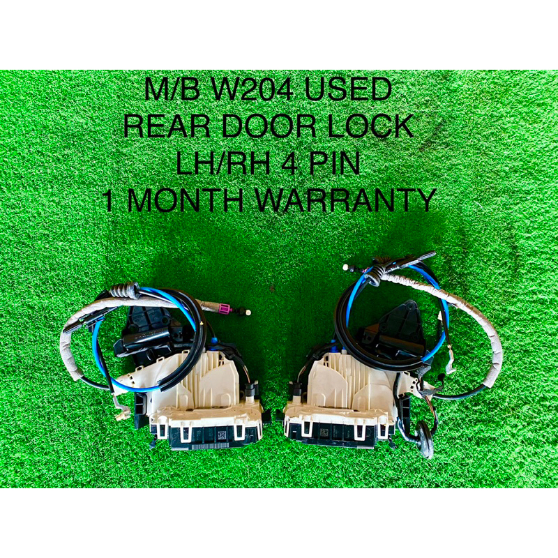 MERCEDES BENZ W204 REAR DOOR LOCK LEFT & RIGHT SIDE 4PIN(PRICE FOR 1PCS ...