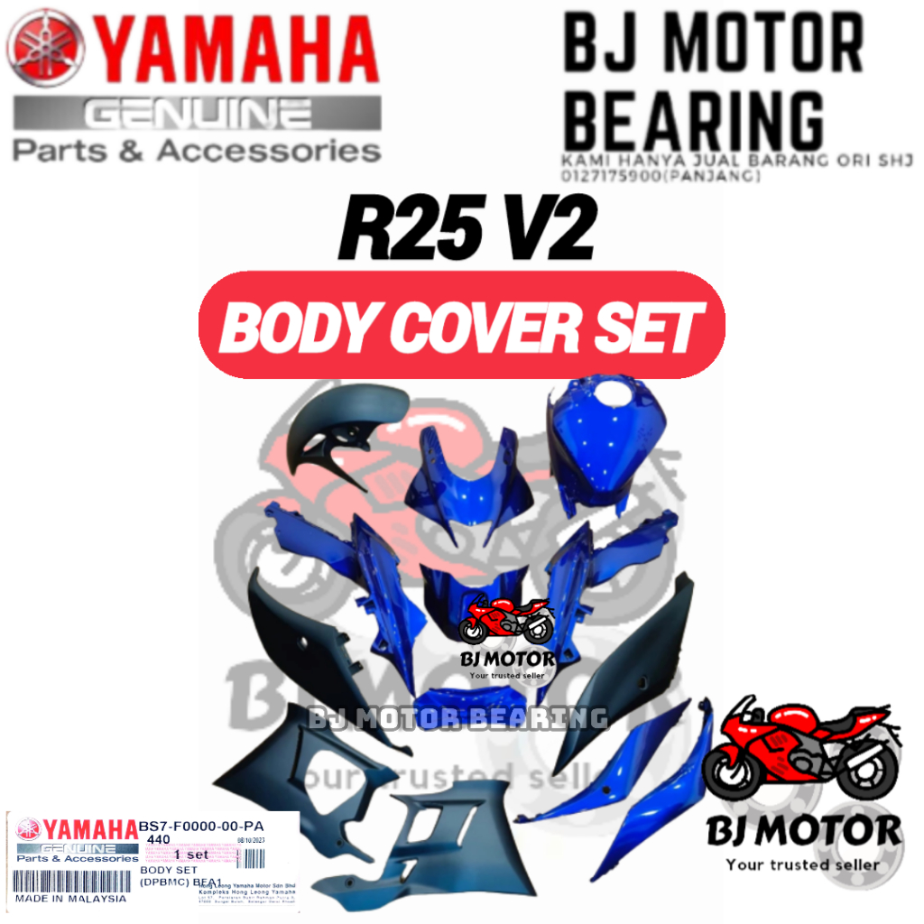 R25 V2 BODY COVER SET R25 V2 COVERSET BIRU (DPBMC) R25V2 COVERSET 100% ...