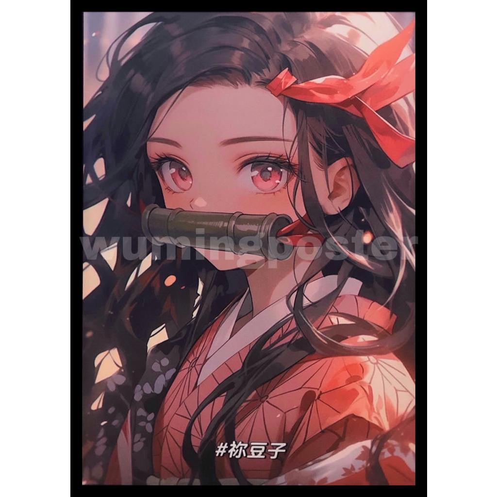 Animation Demon Slayer Kamado Nezuko Drawing Poster medium banner ...