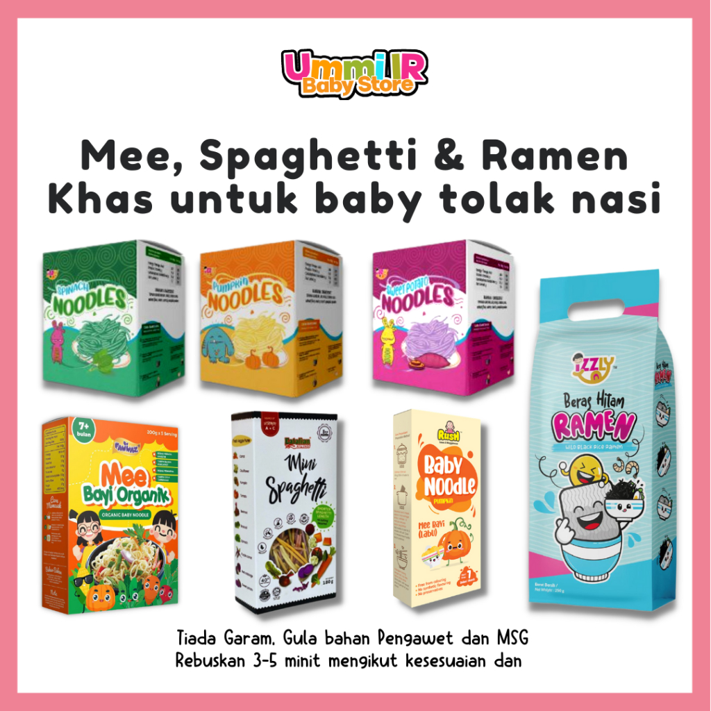 Mi Bayi Mee Sayur Baby Food Izzly Fawwaz Rush Little Baby Grains ...