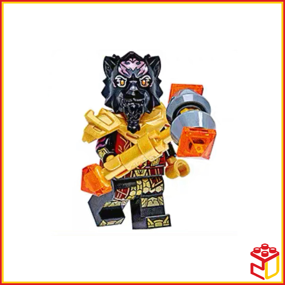 (Ready Stock) Ninjago Lord Ras With a Golden Hammer Minifigures ...
