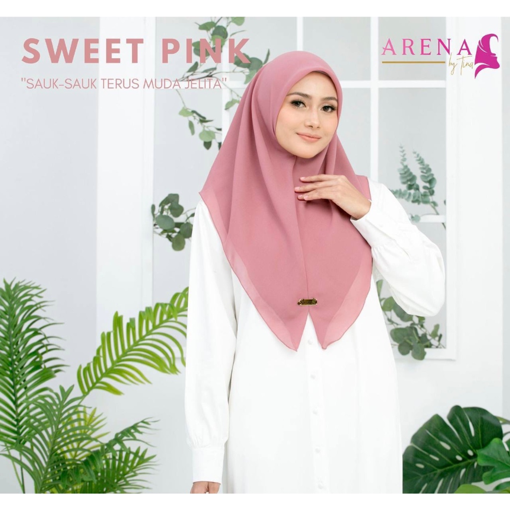 TUDUNG SAUK ARENA SIZE M (PART 1) | TUDUNG SARUNG ON POINT | BAWAL ...
