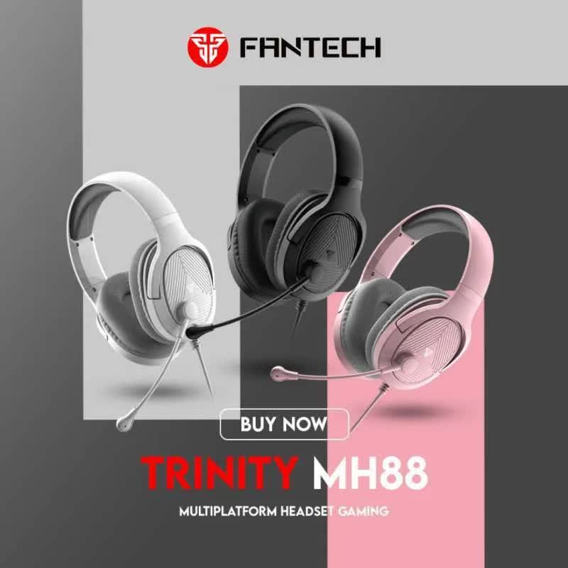 FANTECH MH88 Trinity Multi Platform Gaming Headset / Black / White ...