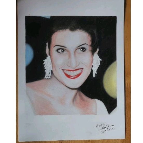 portrait drawing / lukisan potret (ONE FACE) | Shopee Malaysia