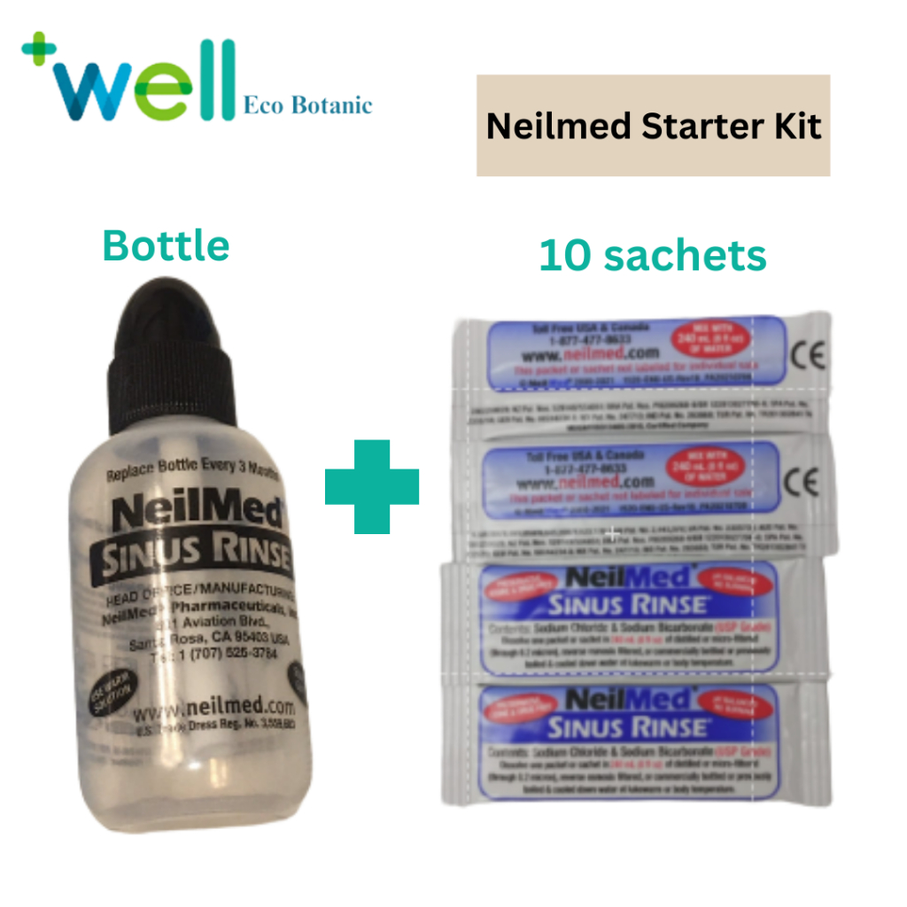 NeilMed Starter Kits Adult Bottle+10's / Sinus Rinse 120's -- sinus ...