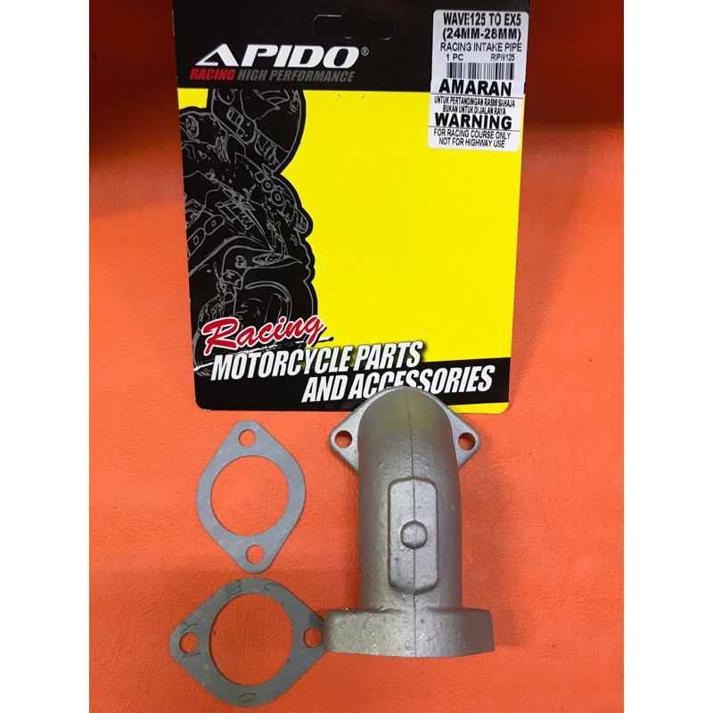 APIDO WAVE125 TO EX5 24MM-28MM RACING INTAKE HOLDER RACING TENGKUK ...