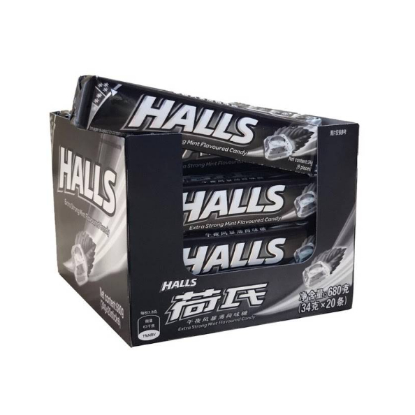 HALLS Extra Strong Mint Flavor Candy / Gula-gula Perisa Pudina 680GM ...