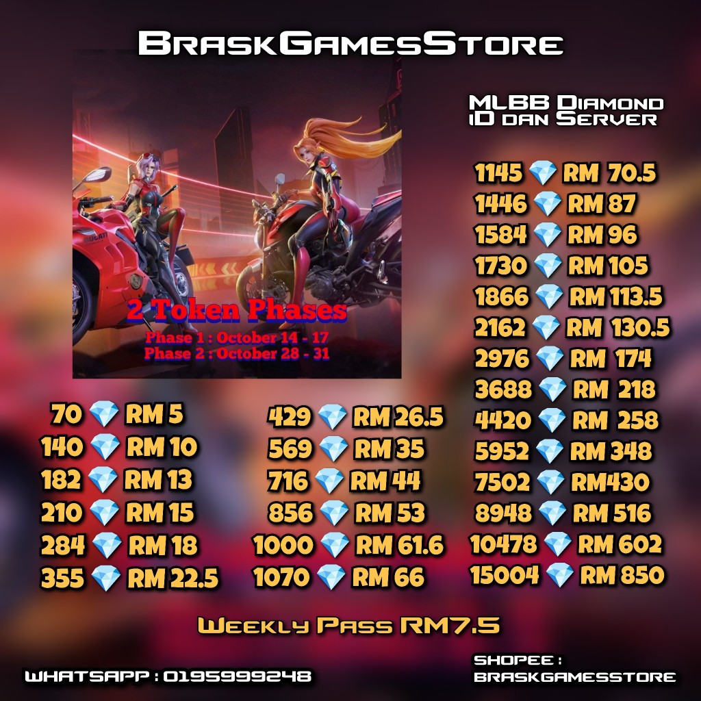 Joki Mobile Legends MLBB Murah Malaysia/MLBB Boosting Rank Service/ML ...