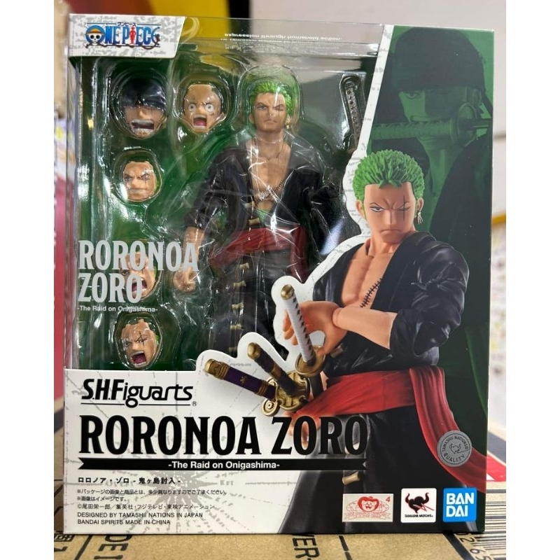 [Ready Stock] Bandai S.H.Figuarts SHF Action Figure One Piece Roronoa ...
