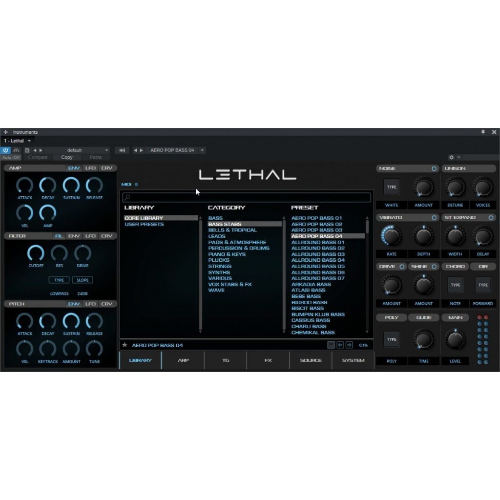 Lethal Audio - Lethal With Core Library + Expantions Sounds 52.82 GB 1. ...