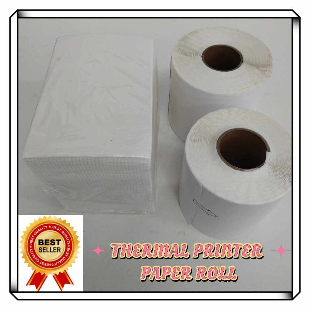 THERMAL PRINTER PAPER ROLL TYPE AIR WAYBILL WATERPROOF SHIPPING POSTAGE ...
