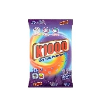K1000 Serbuk Pencuci Lavender Bloom 5kg Detergent Powder Purple ...