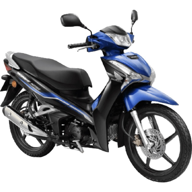 Honda Wave 125i Cover Set Blue & Sticker | Shopee Malaysia