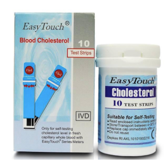 Easy Touch Blood Cholesterol Test Strips 10's strips | Shopee Malaysia