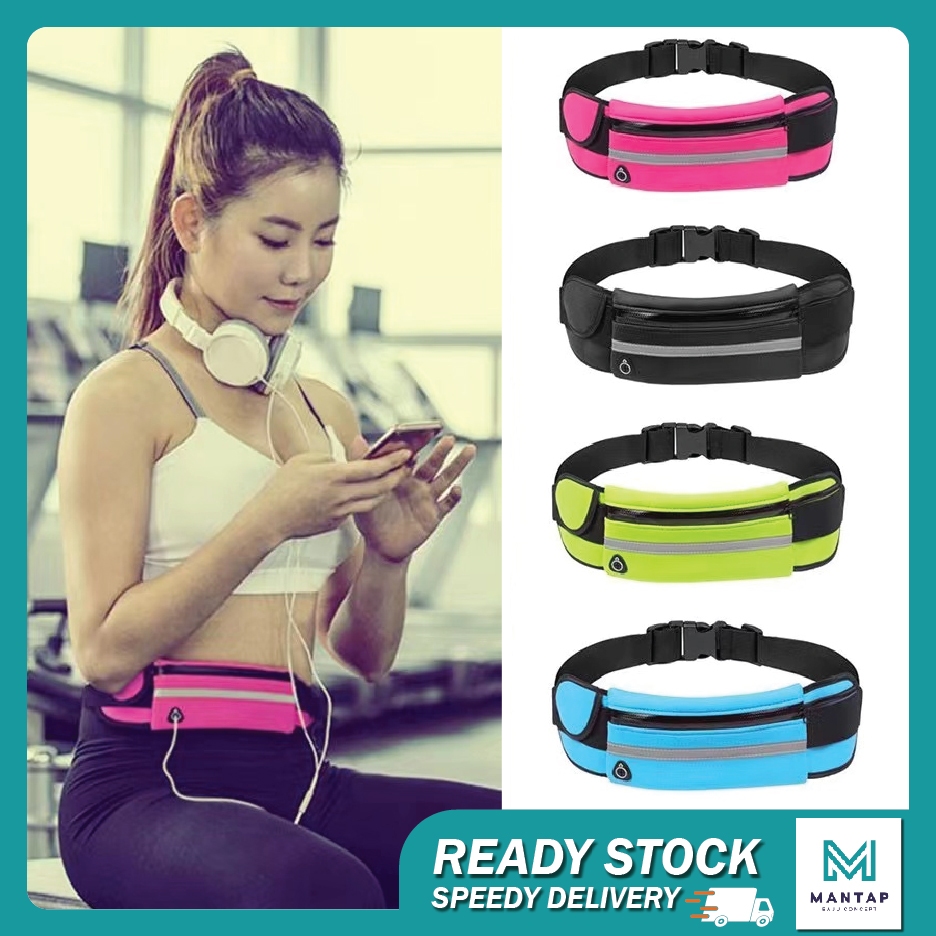 Unisex running Waterproof Waist bag Running pouch Outdoor Sport bag ...