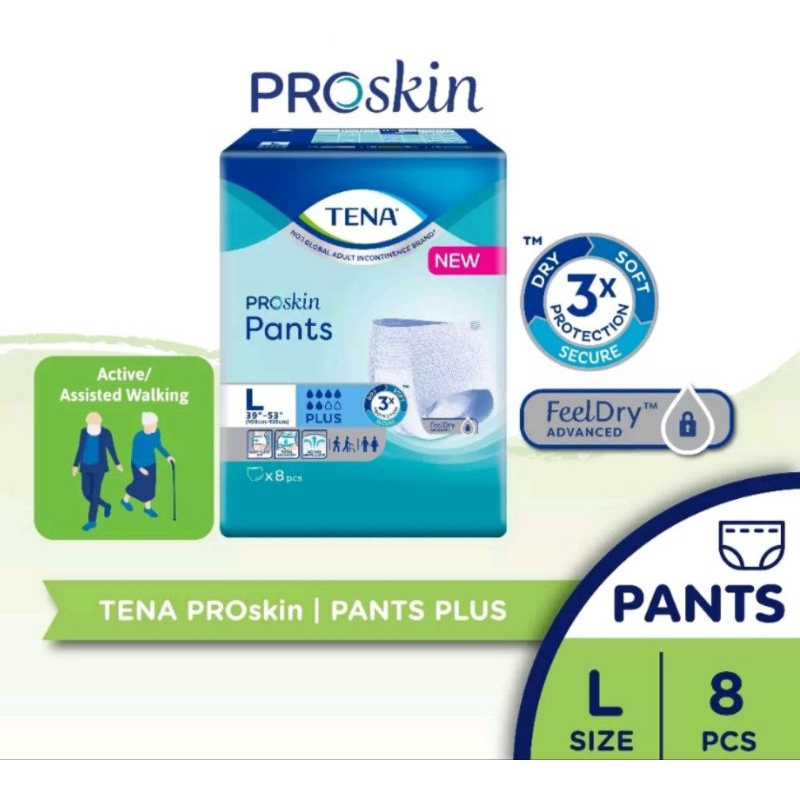 Tena Proskin Adult Pants (Size L) | Shopee Malaysia