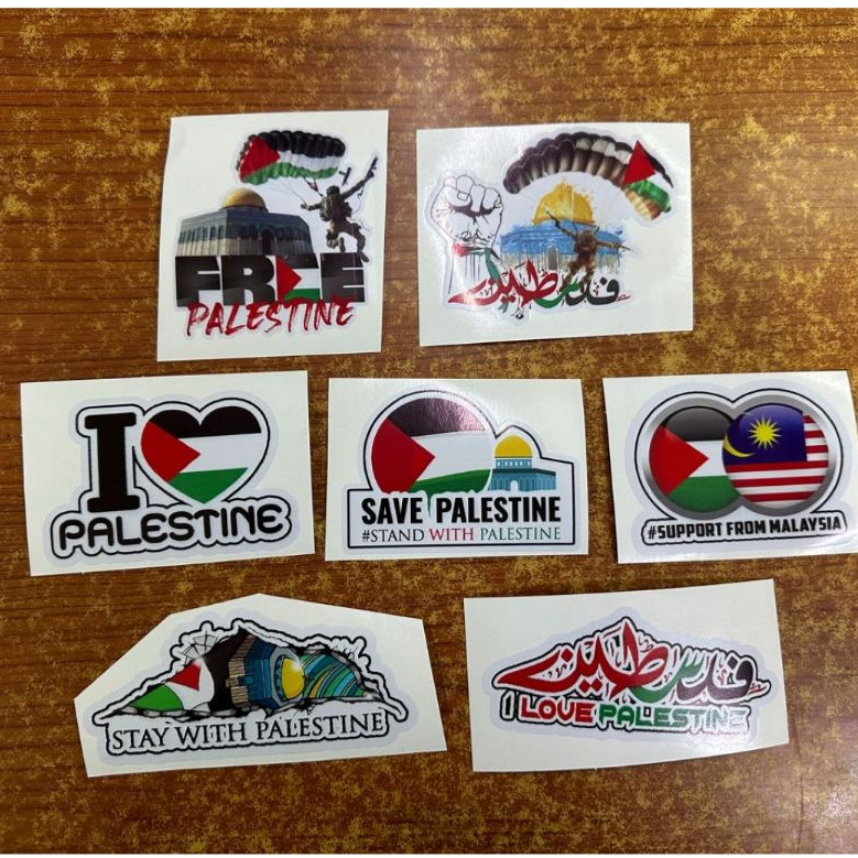 Sticker Palestine / Stiker Gava / Save Palestin /Sticker Free Palestin ...