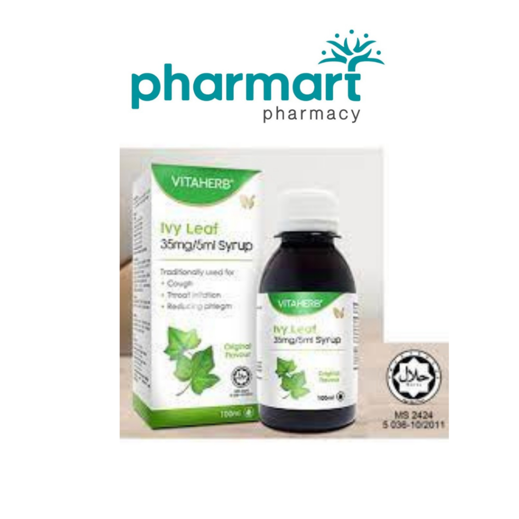 Vitaherb Ivy Leaf 35mg/5ml Cough Syrup 100ml exp 10/26 | Shopee Malaysia