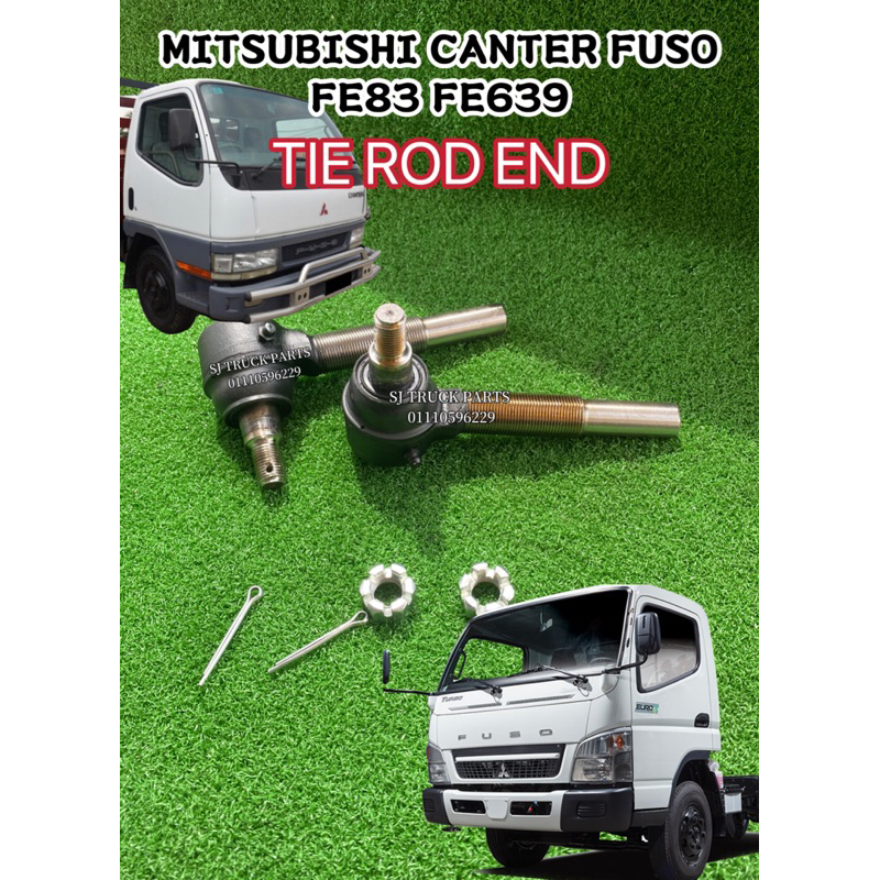 MITSUBISHI CANTER FUSO FE83 FE639 TIE ROD END FRONT AXEL USE LORRY 3TON ...