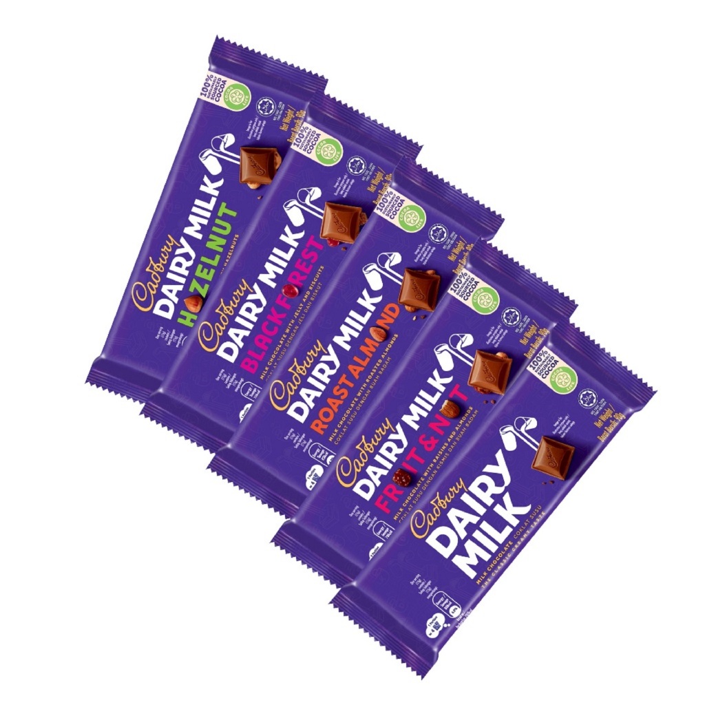 Cadbury Dairy Milk (90g) - 5 variants | Shopee Malaysia
