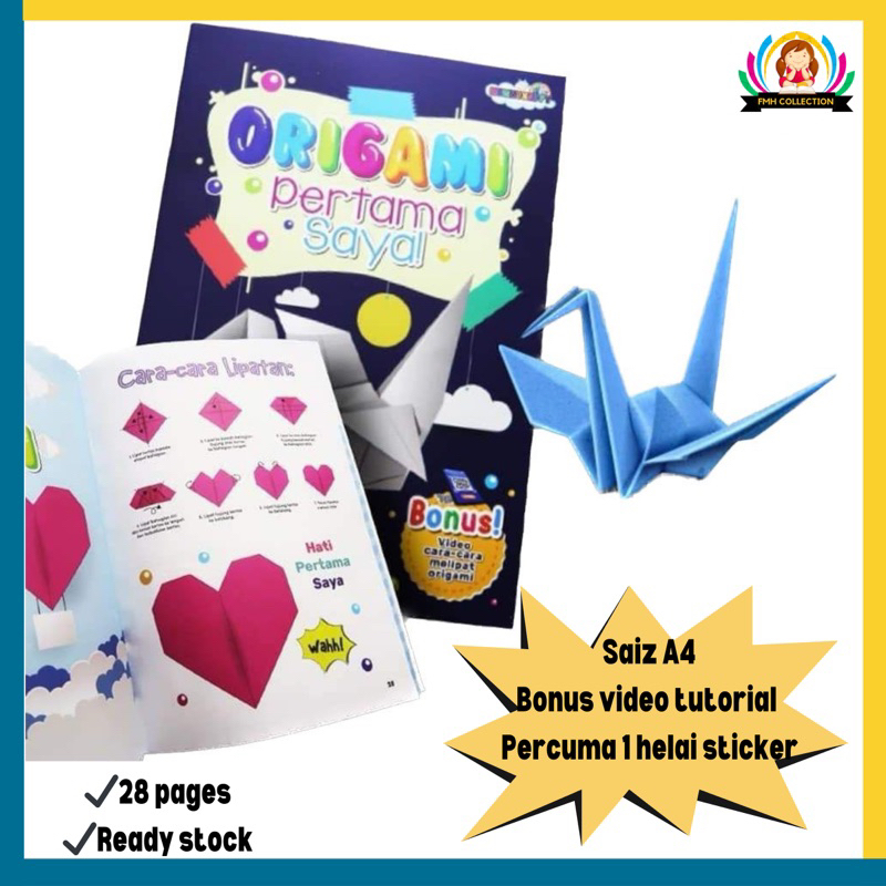 Buku Origami Pertama Saya | Buku Panduan Langkah Demi Langkah Membuat ...