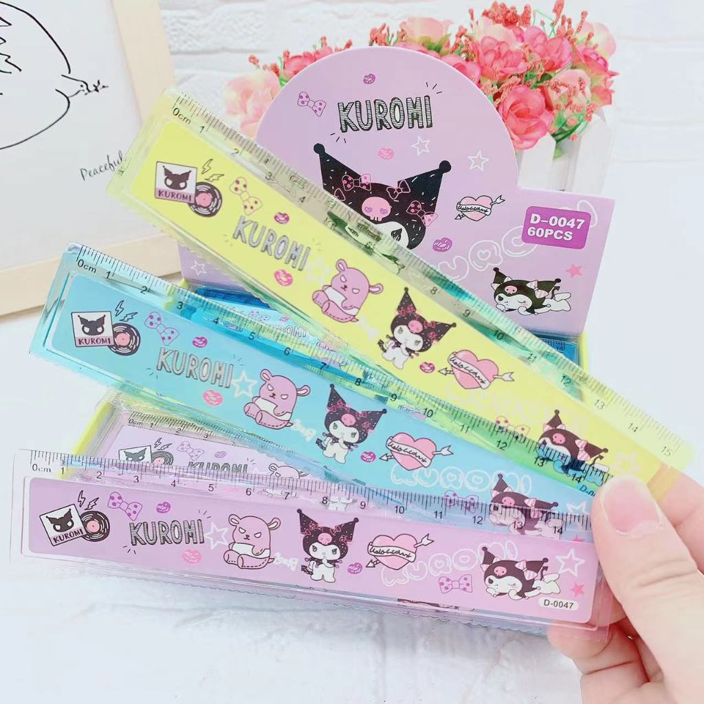 (Ready Stock) Sanrio Ruler Student Stationery Ruler Cartoon kuromi ...