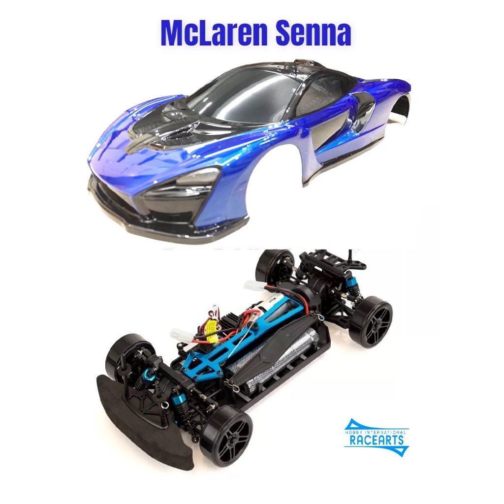 NEW TAMIYA 2022 MCLAREN SENNA EDITION 1/10 BLUE PAINTED BODYSHELL SCALE ...