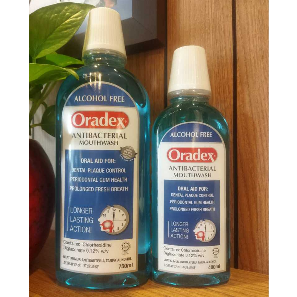 ORADEX ANTIBACTERIAL MOUTHWASH 400ML/750ML | Shopee Malaysia