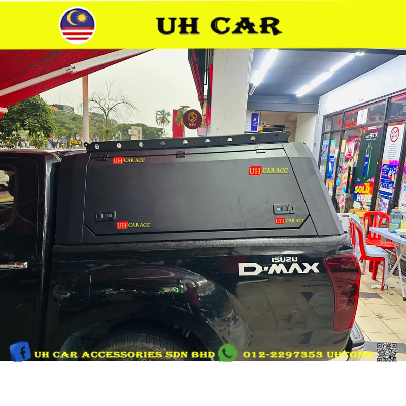 (FORCE) Isuzu Dmax 2013-2023 Force Canopy Metal Aluminium Rear Trunk ...