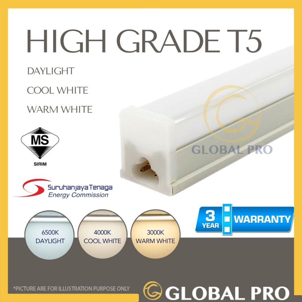 [SIRIM]𝐆𝐋𝐎𝐁𝐀𝐋 𝐏𝐑𝐎 T5 LED Tube Fluorescent Fitting Curve Light Lampu led ...