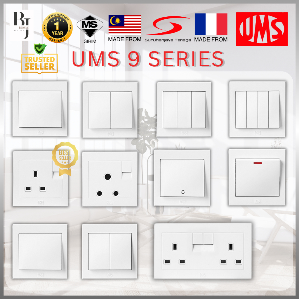 [SIRIM] UMS 9 Series Switch & Socket Outlet / Switches UMS SUIS (NEW ...