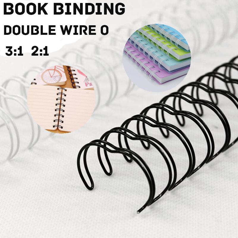 Double Wire O Book Binding 3:1 Wire O Binding Desk Calendar Wall Calendar Menu Book Binding A4 ...