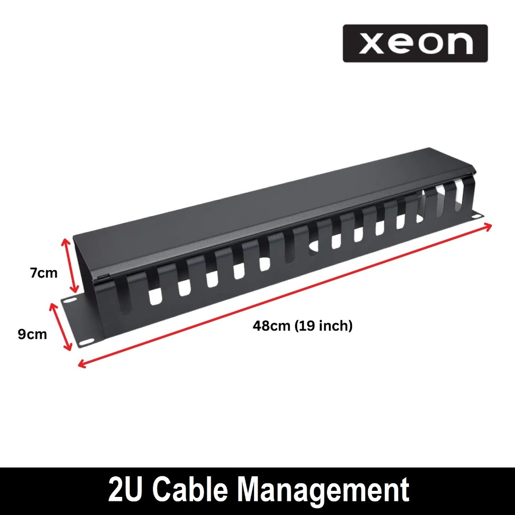 1U / 2U Cable Management for Server Rack | Shopee Malaysia
