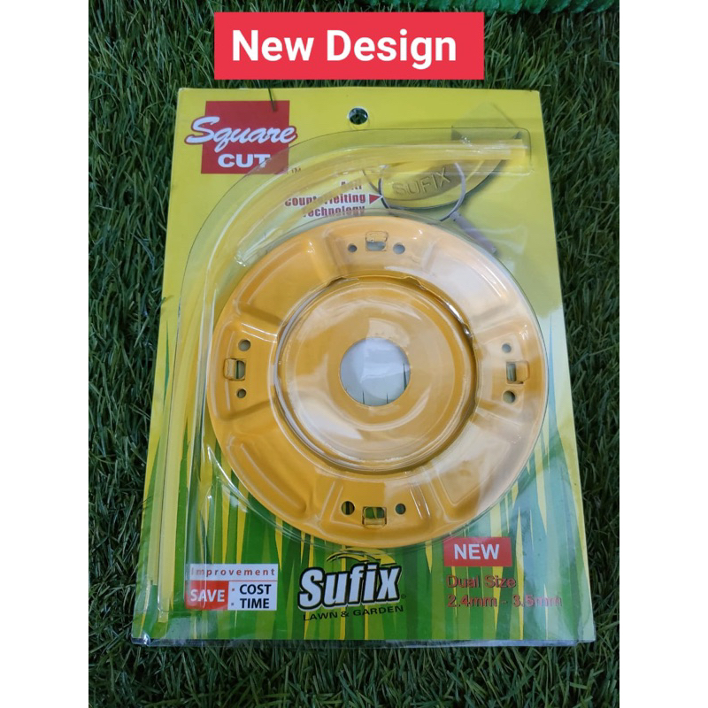 Sufix Nylon Grass Cutter / Nylon String Metal Plate Brush Cutter / Tali ...