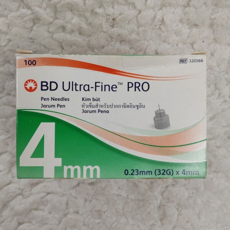 BD Ultra Fine Pro Pen Needles 4mm x 32G (box dented) | Shopee Malaysia
