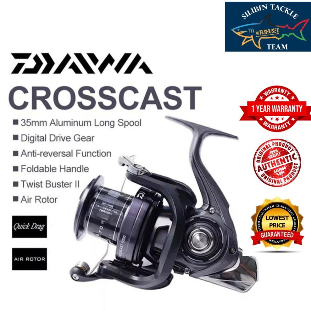 17 Daiwa CrossCast 4500 5000 6000 New Model Fishing Surf Casting Spinning Reel with 1 Year ...