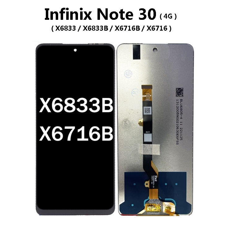 Infinix Note 30 4G / Note30 4G ( X6833 / X6833B / X6716B / X6716 ) LCD ...