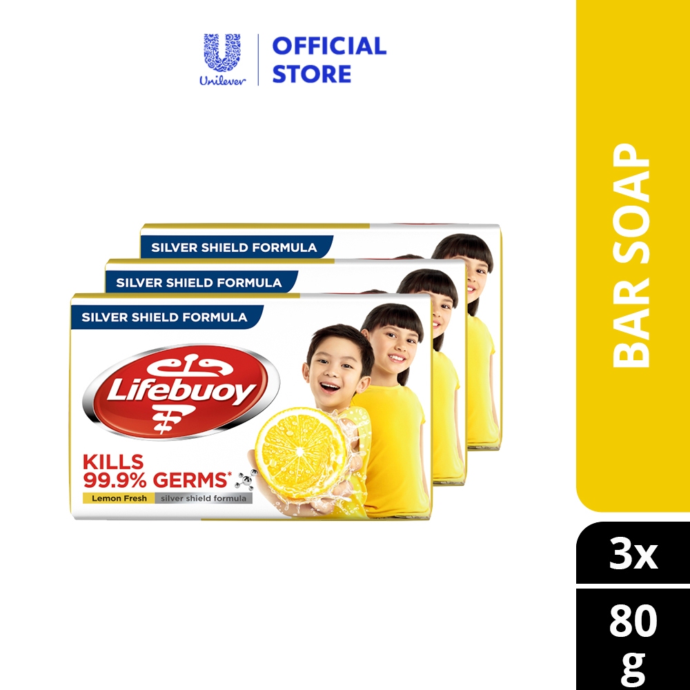 Lifebuoy Bar Soap Lemon Fresh (70g x 3) | Shopee Malaysia