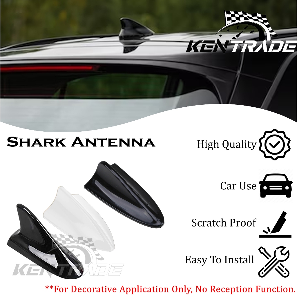 Universal Car Shark Fin Roof Decoration Antenna | Shopee Malaysia