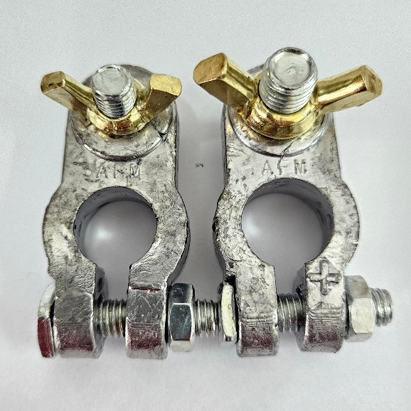 MARINE BOAT HEAVY DUTY LEAD BATTERY TERMINAL (+&-) 1 PAIR | Shopee Malaysia